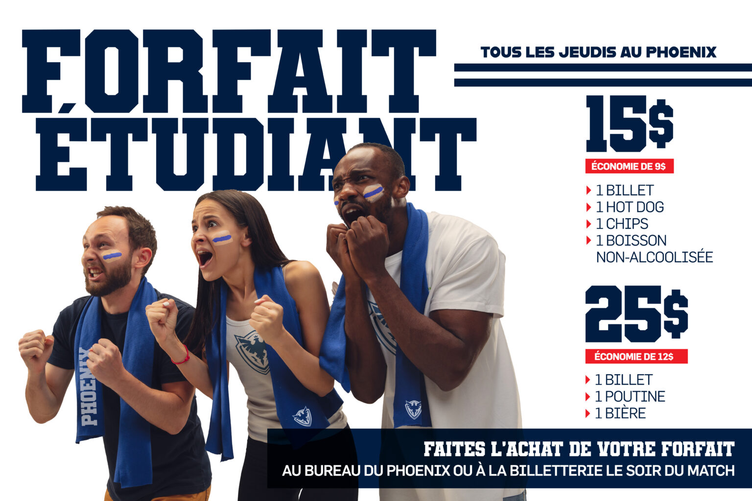 Forfaits et promotions - Sherbrooke Phoenix